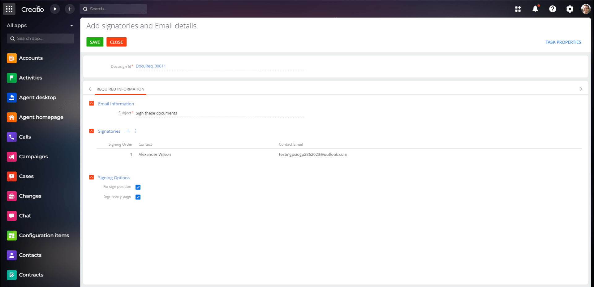 Psiog DocuSign integration for Creatio | Creatio Marketplace Psiog DocuSign integration for Creatio | Creatio Marketplace